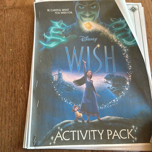 Toys | Colouring Activity Book From Disneys Movie Wish | Poshmark